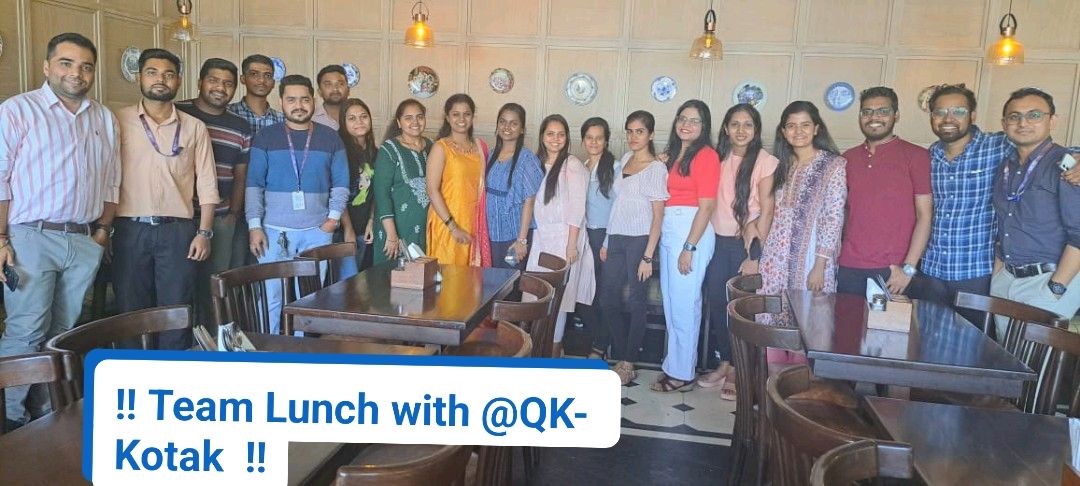 Pavan Ingale on LinkedIn: !!Team Lunch with QualityKiosk Technologies ... Pavan Ingale on LinkedIn: !!Team Lunch with QualityKiosk Technologies ...