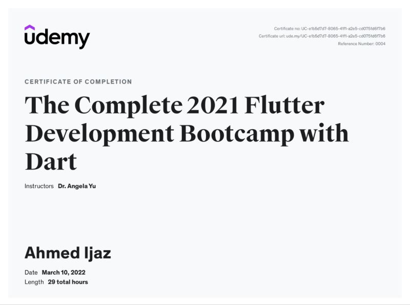 Ahmed Ijaz on LinkedIn: #flutter #flutterdev #udemycourse #fluttercommunity Ahmed Ijaz on LinkedIn: #flutter #flutterdev #udemycourse #fluttercommunity