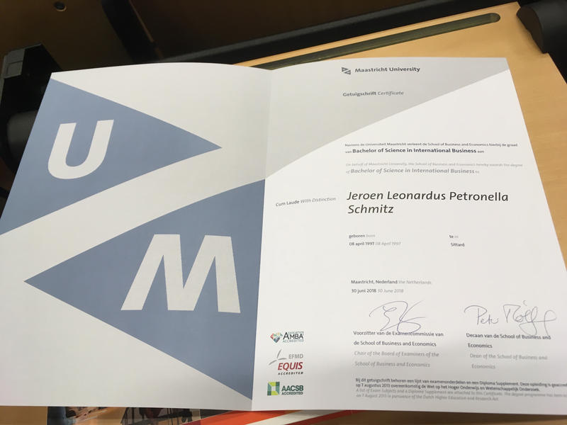 Jeroen Schmitz on LinkedIn: Last Saturday, I received my BSc ... Jeroen Schmitz on LinkedIn: Last Saturday, I received my BSc ...