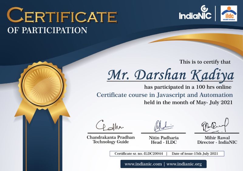 Darshan Kadiya on LinkedIn: #indianic #ildc #javascript #testing # ... Darshan Kadiya on LinkedIn: #indianic #ildc #javascript #testing # ...