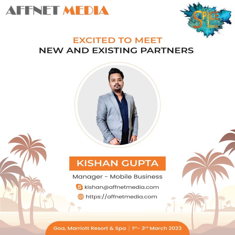 Kishan Gupta on LinkedIn: #affnetmedia #spice_event_goa #igaming # ... Kishan Gupta on LinkedIn: #affnetmedia #spice_event_goa #igaming # ...