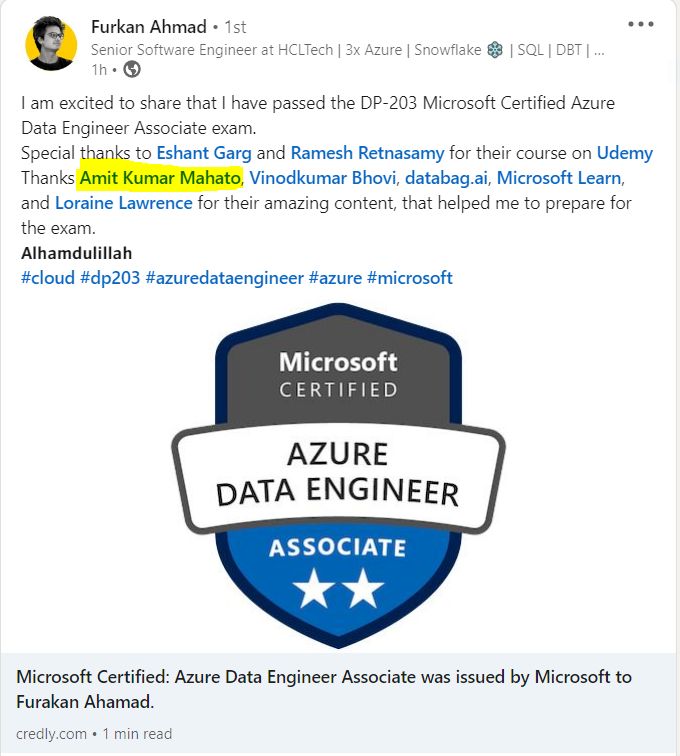 Amit Kumar Mahato on LinkedIn: #azure #microsoft #microsoftazure Amit Kumar Mahato on LinkedIn: #azure #microsoft #microsoftazure