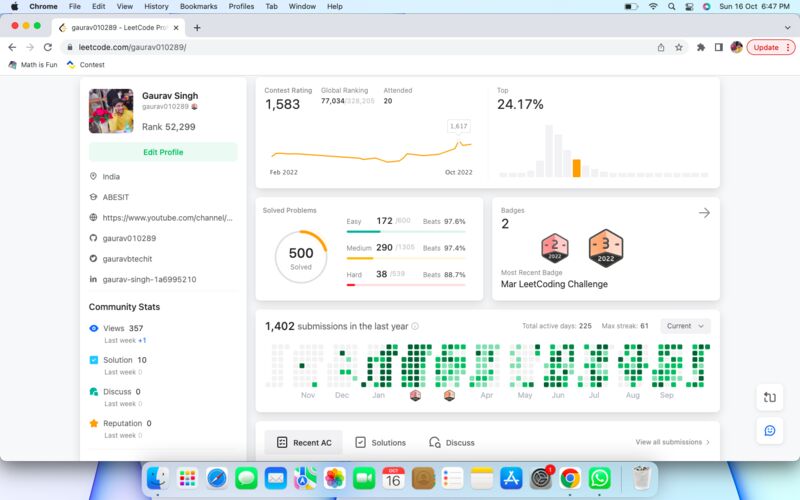 Gaurav Singh on LinkedIn: #leetcode #dsa #algorithms #programming | 22 ... Gaurav Singh on LinkedIn: #leetcode #dsa #algorithms #programming | 22 ...