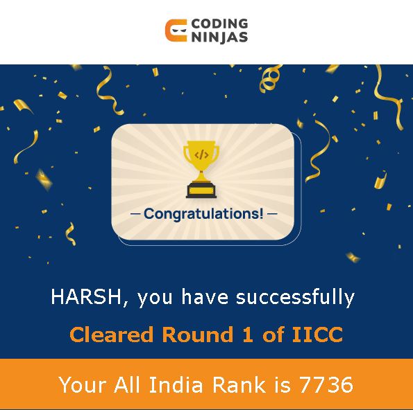 Harsh Chittora on LinkedIn: #iicc Harsh Chittora on LinkedIn: #iicc