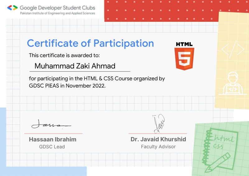 Muhammad Zaki Ahmad on LinkedIn: #html #css #datascientists Muhammad Zaki Ahmad on LinkedIn: #html #css #datascientists