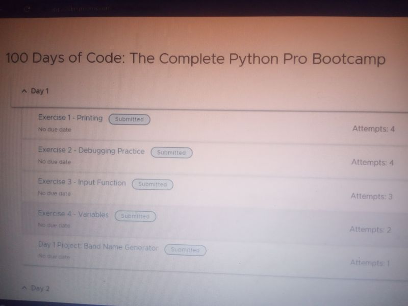 Vishal Soni on LinkedIn: #100daysofcodechallenge #python #udemy #python ... Vishal Soni on LinkedIn: #100daysofcodechallenge #python #udemy #python ...