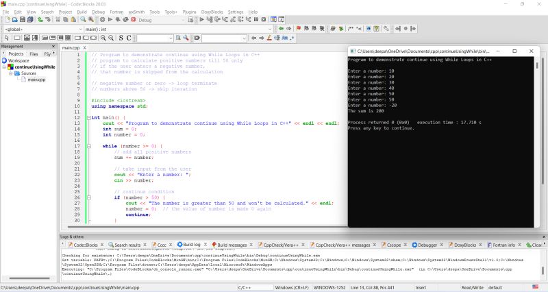 Om Tawade on LinkedIn: #programming #codeblocks #cplusplus Om Tawade on LinkedIn: #programming #codeblocks #cplusplus