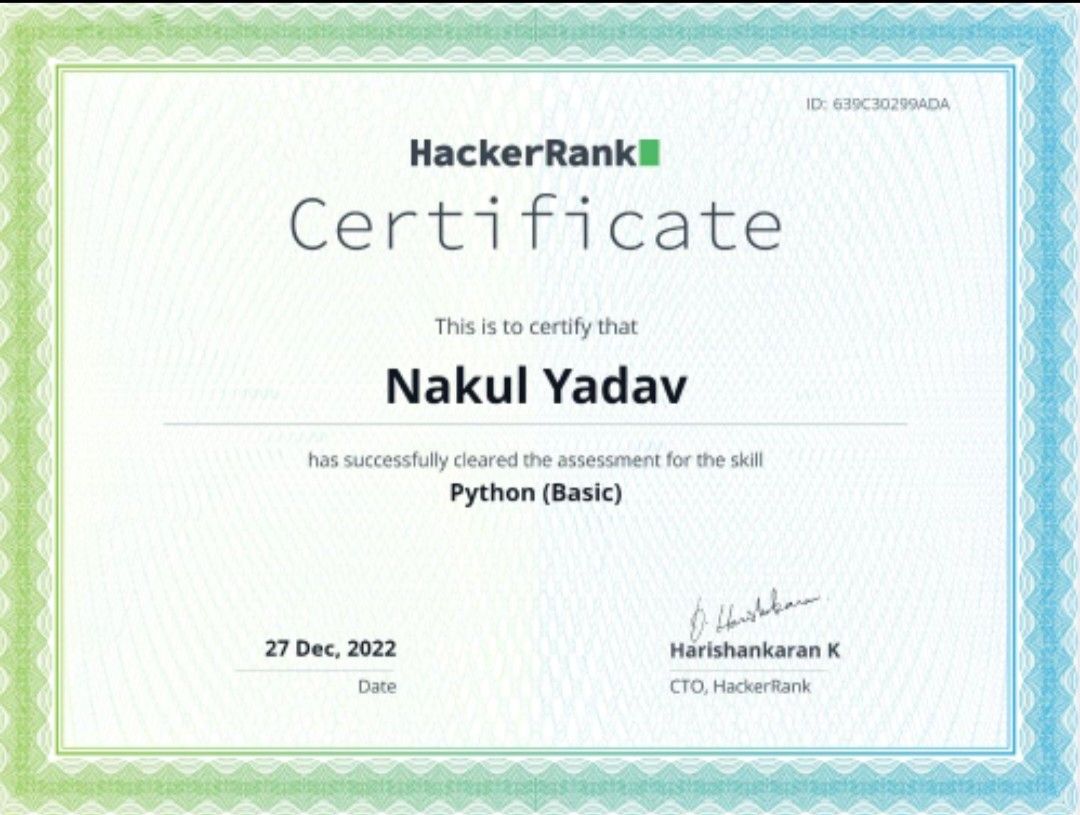 Nakul Yadav on LinkedIn: #pythonprogramming #pythoncoding Nakul Yadav on LinkedIn: #pythonprogramming #pythoncoding
