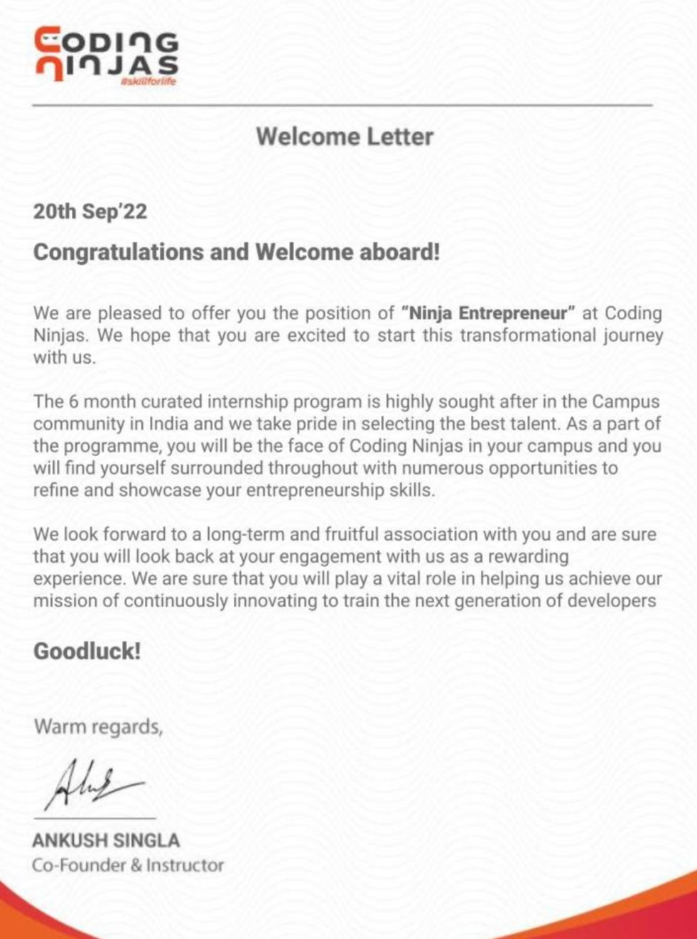 Akshay Aggarwal on LinkedIn: #coding_ninjas Akshay Aggarwal on LinkedIn: #coding_ninjas