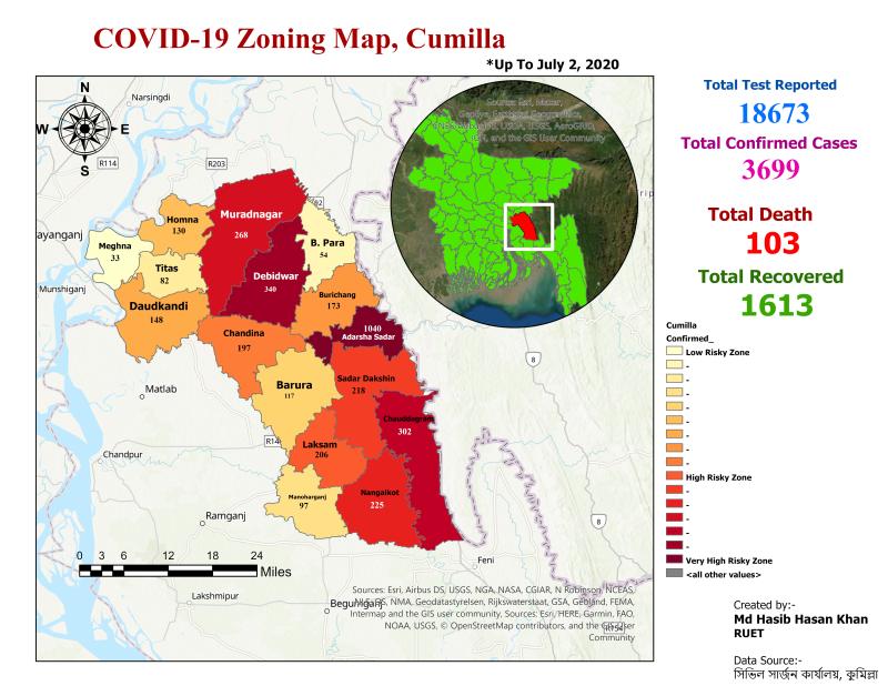 Mohammad Hasib Hasan Khan on LinkedIn: Cumilla COVID-19 Zoning Map From ... Mohammad Hasib Hasan Khan on LinkedIn: Cumilla COVID-19 Zoning Map From ...