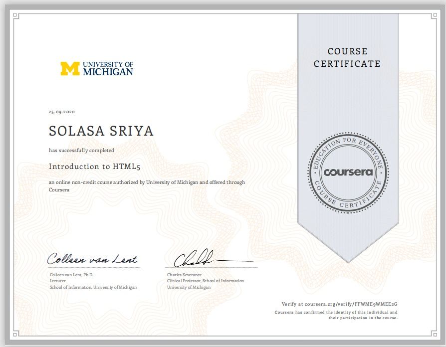 solasa sriya on LinkedIn: COURSERA solasa sriya on LinkedIn: COURSERA