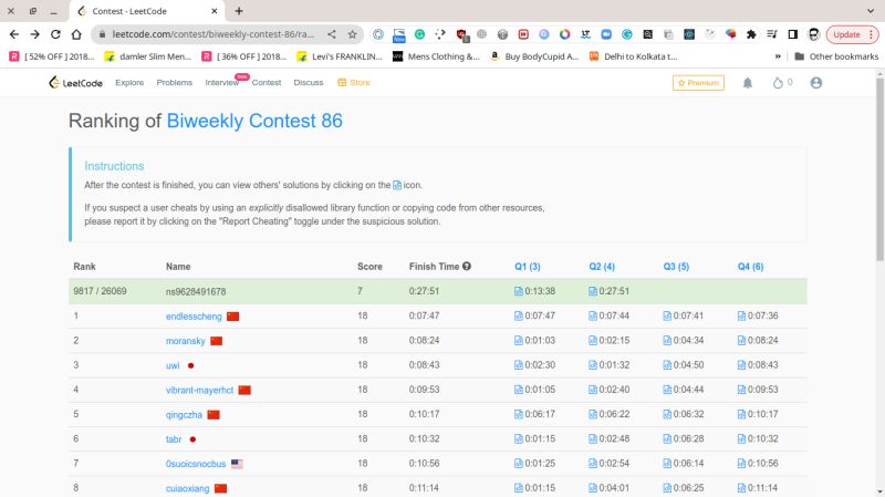 Neelesh Singh on LinkedIn: #update #dsa #coding #competitiveprogramming ... Neelesh Singh on LinkedIn: #update #dsa #coding #competitiveprogramming ...
