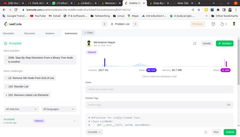 Md Anamul Haque on LinkedIn: #leetcode #problemsolving # ... Md Anamul Haque on LinkedIn: #leetcode #problemsolving # ...