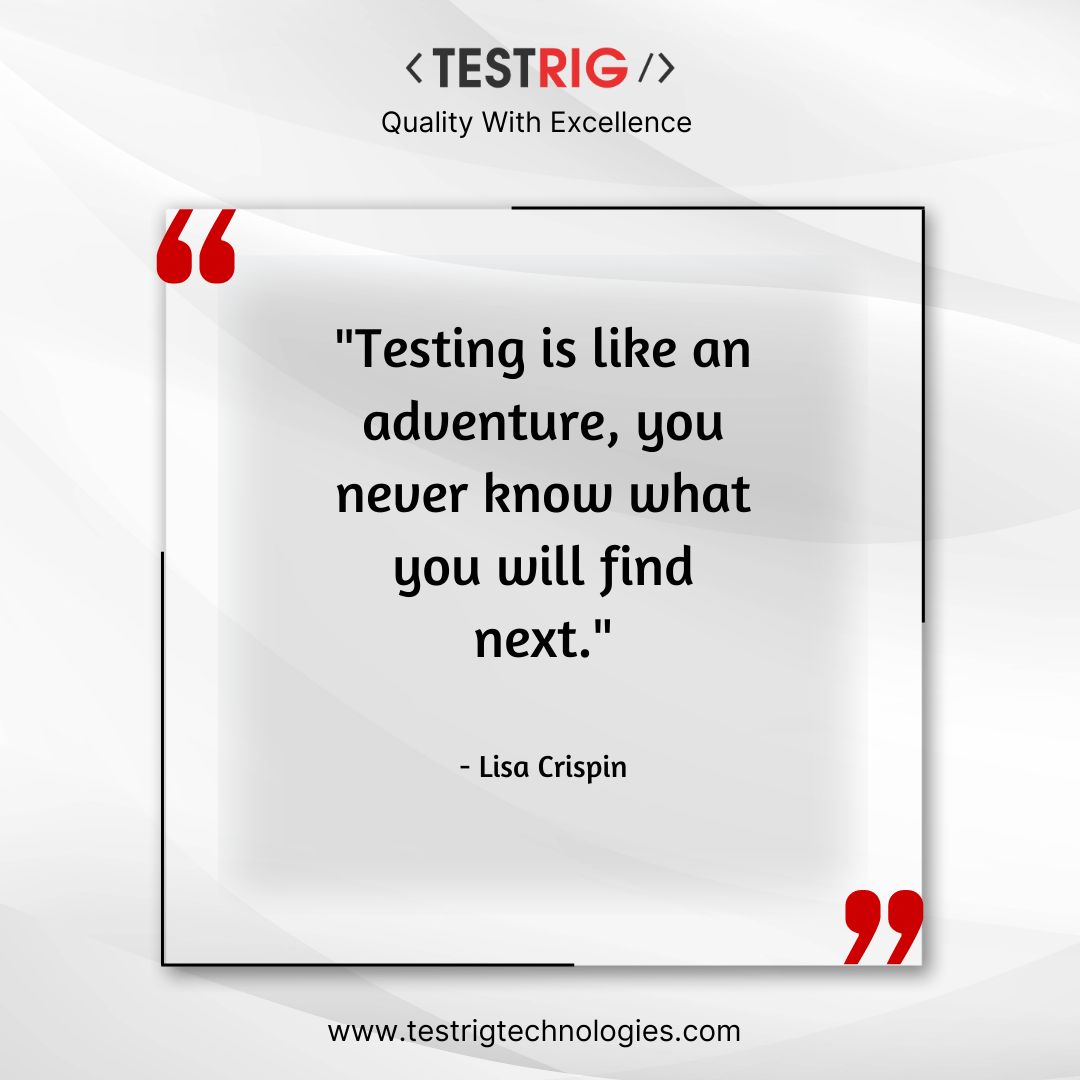Testrig Technologies: QA & Software Testing Company on LinkedIn: # ... Testrig Technologies: QA & Software Testing Company on LinkedIn: # ...