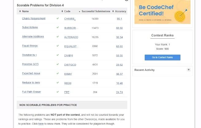 Yash Mistry on LinkedIn: #coding #codechef #codingchallenge # ... Yash Mistry on LinkedIn: #coding #codechef #codingchallenge # ...