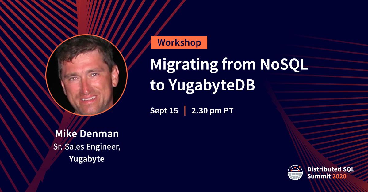 Jimmy Guerrero on LinkedIn: #nosql #distributedsql #yugabytedb # ... Jimmy Guerrero on LinkedIn: #nosql #distributedsql #yugabytedb # ...