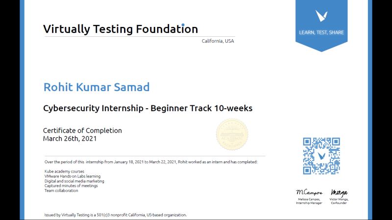 Rohit Samad on LinkedIn: #internship #education #internships Rohit Samad on LinkedIn: #internship #education #internships