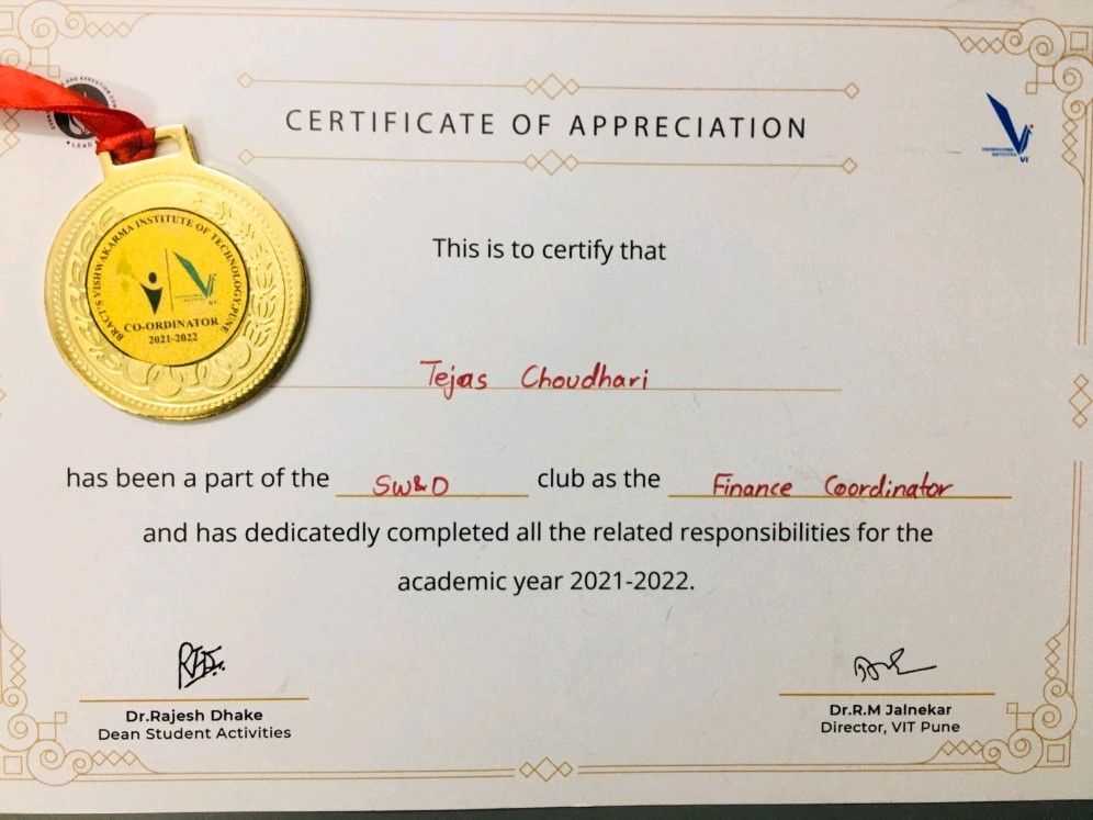 Tejas Choudhari on LinkedIn: #finance #experience #connections #achivements Tejas Choudhari on LinkedIn: #finance #experience #connections #achivements