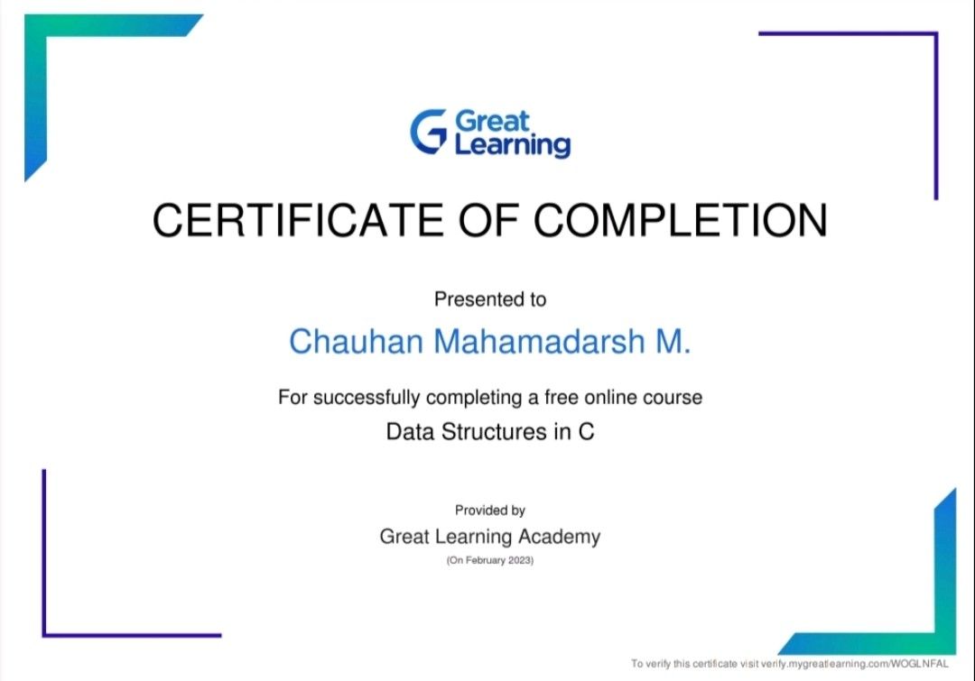 chauhan Arsh on LinkedIn: I ʜᴀᴠᴇ sᴜᴄᴄᴇssғᴜʟʟʏ ᴄᴏᴍᴘʟᴇᴛᴇ ᴍʏ chauhan Arsh on LinkedIn: I ʜᴀᴠᴇ sᴜᴄᴄᴇssғᴜʟʟʏ ᴄᴏᴍᴘʟᴇᴛᴇ ᴍʏ