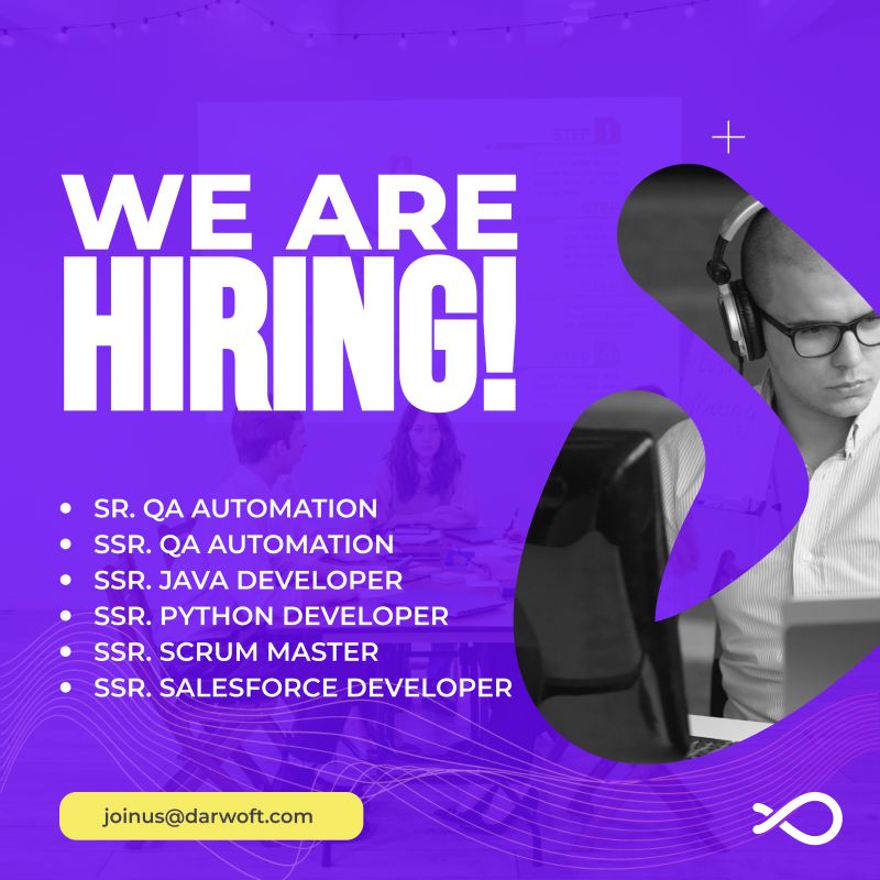 Darwoft on LinkedIn: #qa #qaautomation #java #python #scrum #salesforce ... Darwoft on LinkedIn: #qa #qaautomation #java #python #scrum #salesforce ...