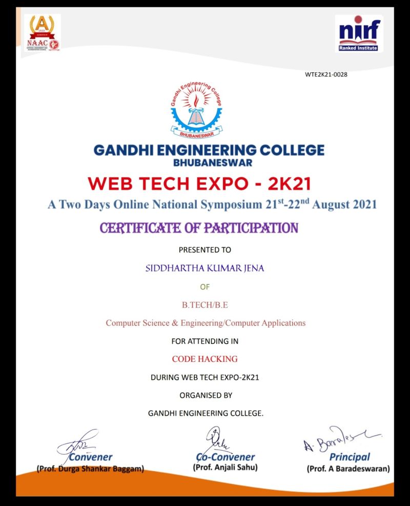 Siddharth Jena on LinkedIn: #gec #expo2021 Siddharth Jena on LinkedIn: #gec #expo2021