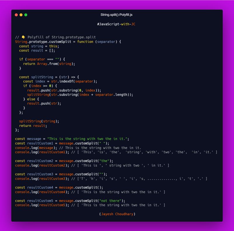 Jayesh Choudhary on LinkedIn: #javascriptdaily #like #share #javascript ... Jayesh Choudhary on LinkedIn: #javascriptdaily #like #share #javascript ...