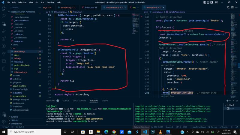Chukwuemeka OFILI on LinkedIn: #gsap #animation #javascript #scrolltrigger Chukwuemeka OFILI on LinkedIn: #gsap #animation #javascript #scrolltrigger