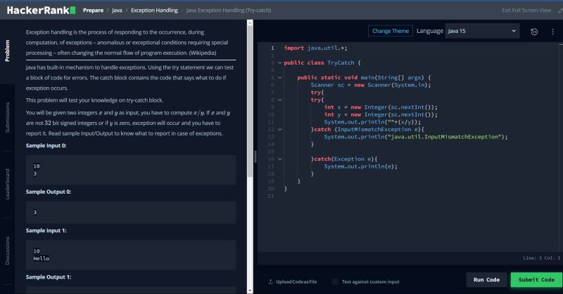 Abhishek Bhattacharjee on LinkedIn: Day 96: Exception Handling(Using ... Abhishek Bhattacharjee on LinkedIn: Day 96: Exception Handling(Using ...