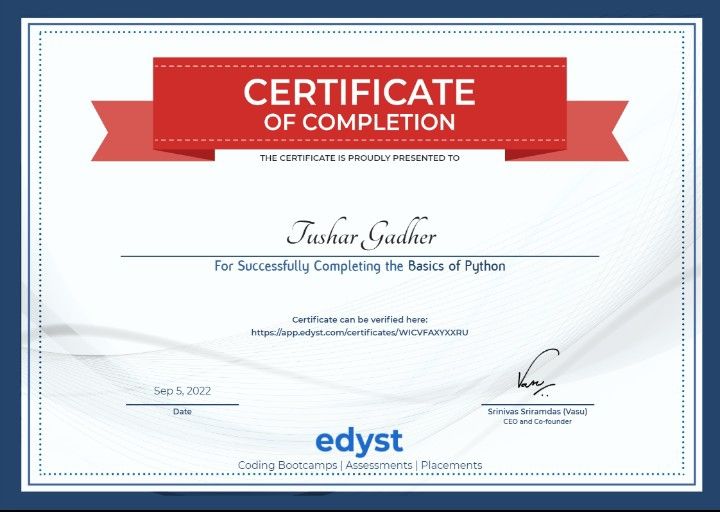 Tushar Gadher on LinkedIn: #python #pythonprogramming Tushar Gadher on LinkedIn: #python #pythonprogramming