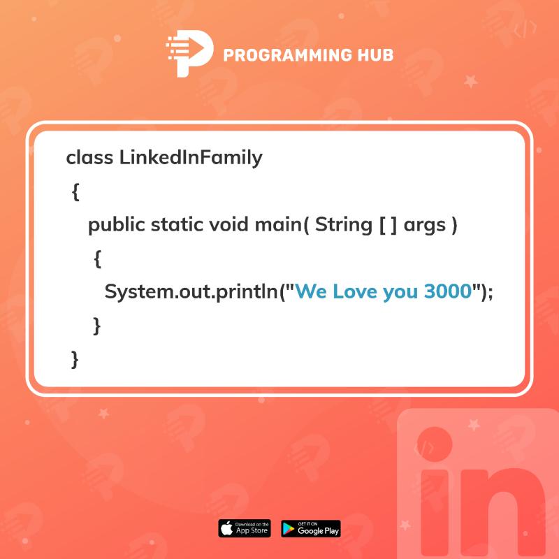 Programming Hub on LinkedIn: #linkedin #connections #ironman #iloveyou3000 Programming Hub on LinkedIn: #linkedin #connections #ironman #iloveyou3000