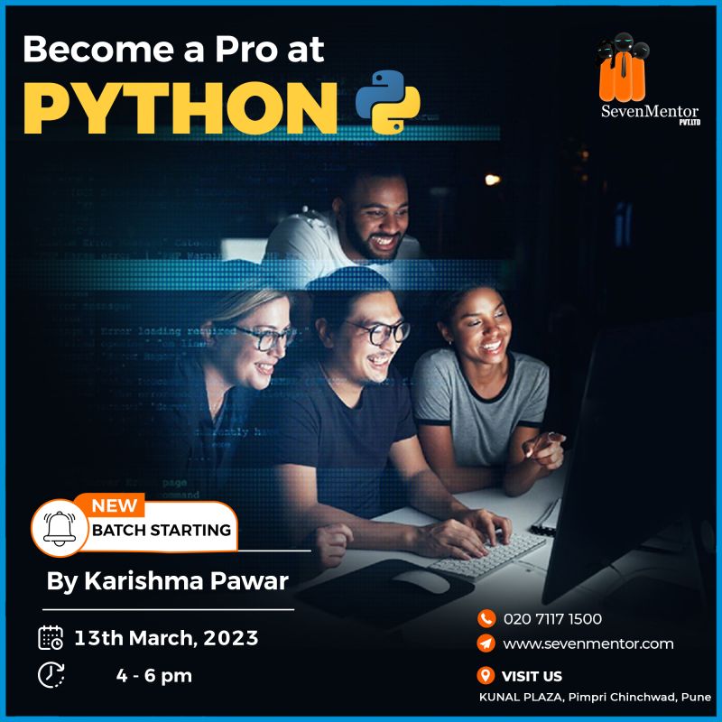 SevenMentor Pvt Ltd on LinkedIn: #python #pythonprogramming # ... SevenMentor Pvt Ltd on LinkedIn: #python #pythonprogramming # ...