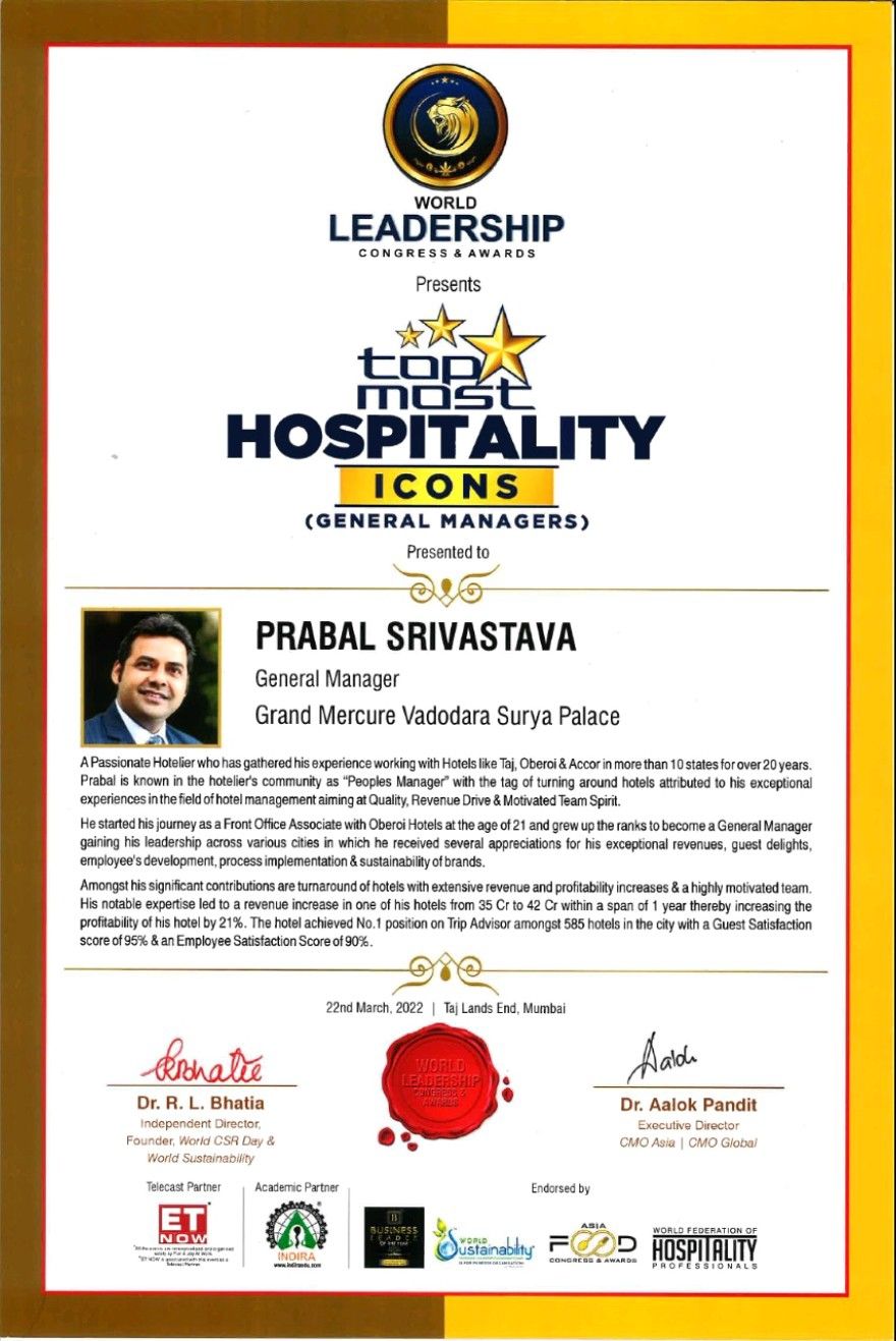 Prabal Srivastava on LinkedIn: Pleased to share that I have received ... Prabal Srivastava on LinkedIn: Pleased to share that I have received ...