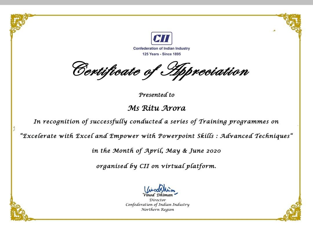 Ritu Arora on LinkedIn: #excel #powerpoint #advanceexcel #trainingsession⦠Ritu Arora on LinkedIn: #excel #powerpoint #advanceexcel #trainingsessionā¦