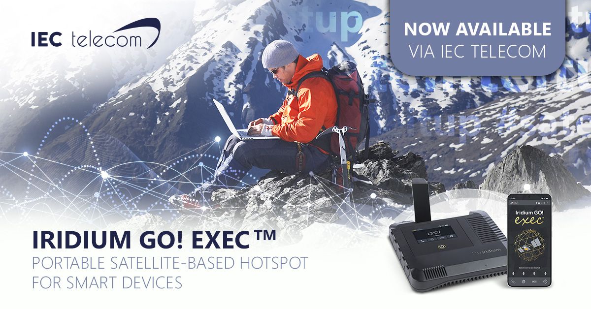 Gwenaël Lohéac on LinkedIn: IRIDIUM GO! EXEC - IEC Telecom Gwenaël Lohéac on LinkedIn: IRIDIUM GO! EXEC - IEC Telecom