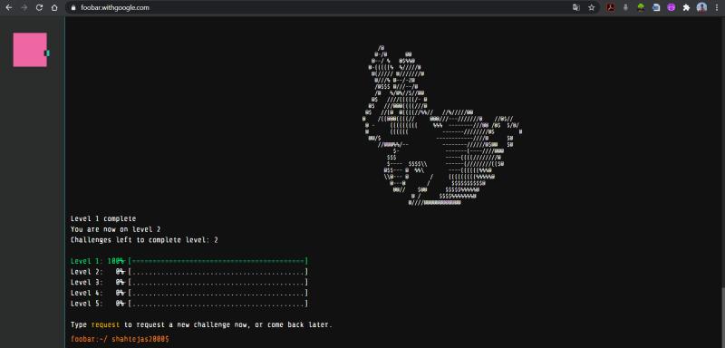 Tejas Shah on LinkedIn: #foobar #google #challengeaccepted # ... Tejas Shah on LinkedIn: #foobar #google #challengeaccepted # ...
