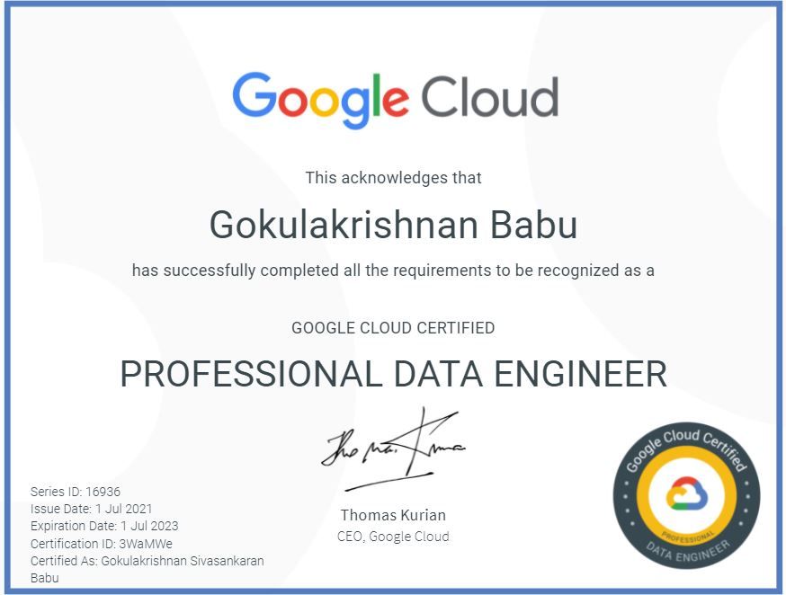 Gokula Krishnan posted on LinkedIn Gokula Krishnan posted on LinkedIn
