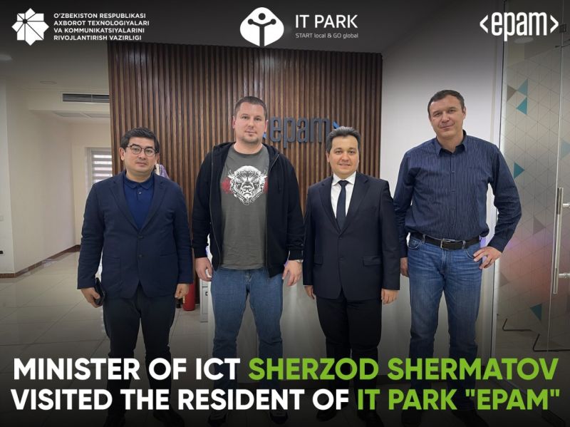 IT PARK Uzbekistan on LinkedIn: 📢 ICT Minister Sherzod Shermatov ... IT PARK Uzbekistan on LinkedIn: 📢 ICT Minister Sherzod Shermatov ...