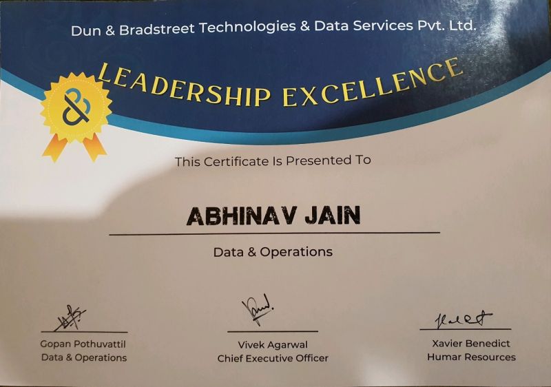 Abhinav Jain on LinkedIn: #leadershipexcellence #awardsforexcellence # ... Abhinav Jain on LinkedIn: #leadershipexcellence #awardsforexcellence # ...