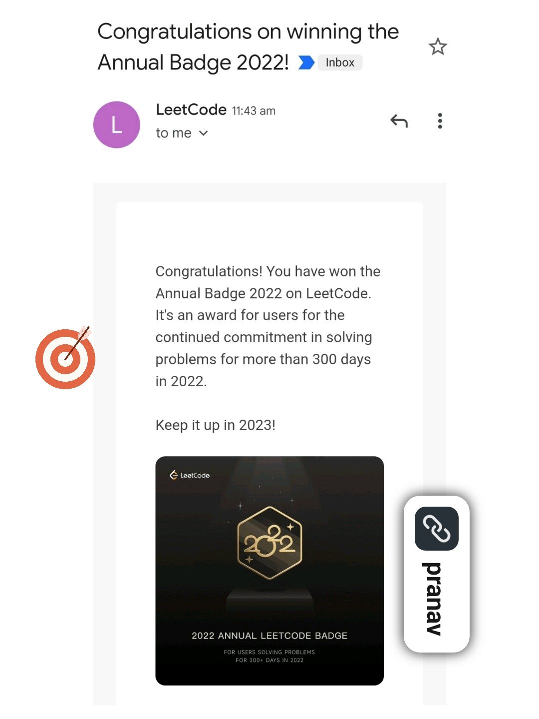 Pranav Tripathi on LinkedIn: Got this annual LeetCode badge this ... Pranav Tripathi on LinkedIn: Got this annual LeetCode badge this ...