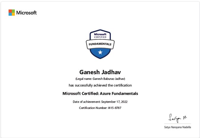 Ganesh Jadhav on LinkedIn: #azure #microsoft | 10 comments Ganesh Jadhav on LinkedIn: #azure #microsoft | 10 comments