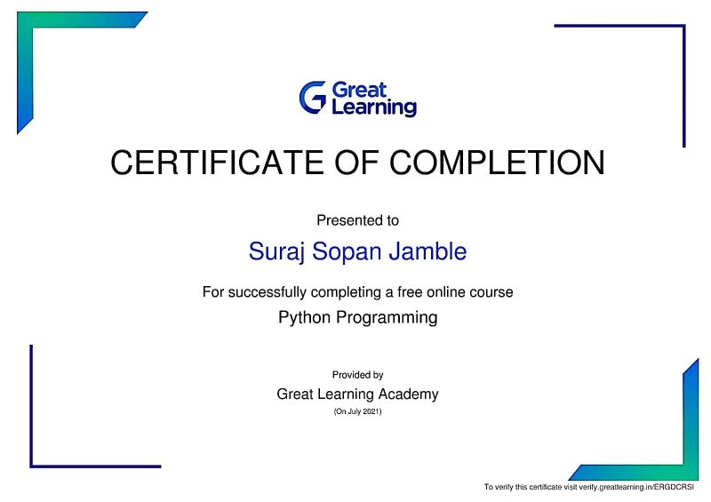 Suraj Jamble on LinkedIn: #pythonprogramming Suraj Jamble on LinkedIn: #pythonprogramming