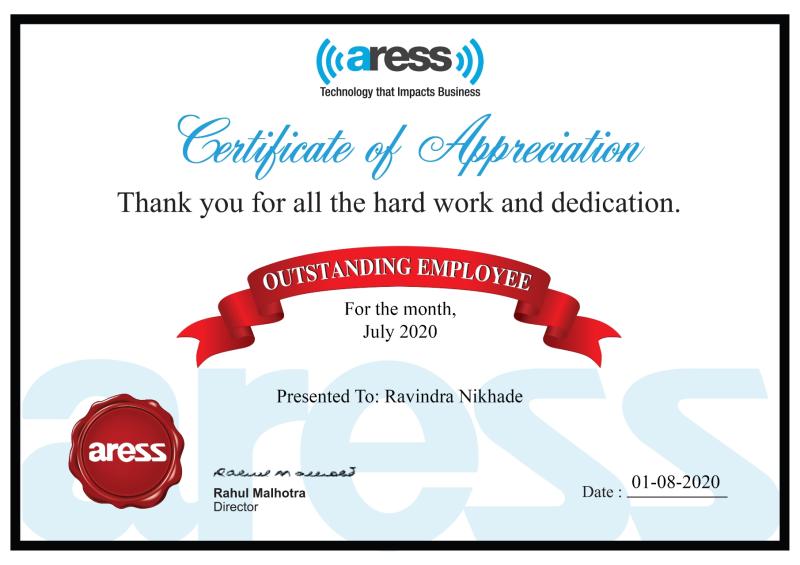 Ravindra Nikhade on LinkedIn: #certificateofappreciation # ... Ravindra Nikhade on LinkedIn: #certificateofappreciation # ...