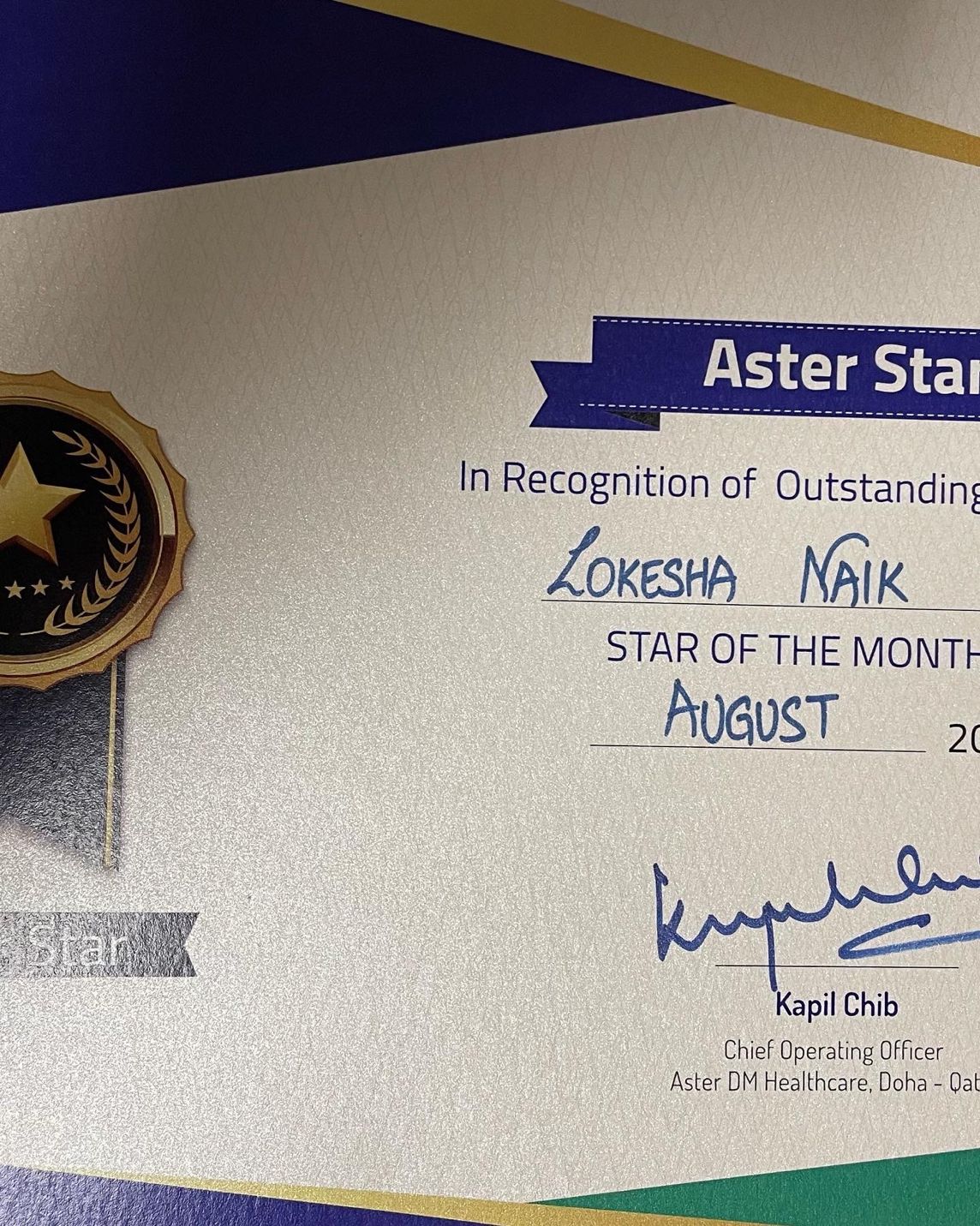 LOKESHA NAIK on LinkedIn: #team #thankyou #starofthemonth LOKESHA NAIK on LinkedIn: #team #thankyou #starofthemonth