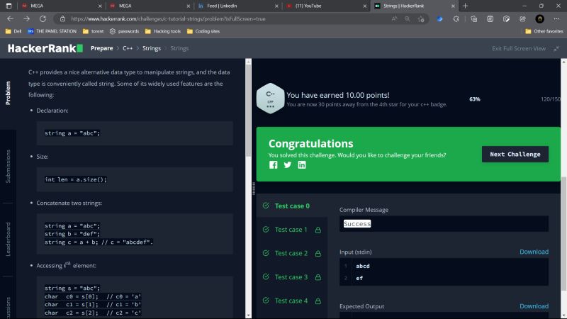 Mohd Danish on LinkedIn: #hackerrank #coding Mohd Danish on LinkedIn: #hackerrank #coding