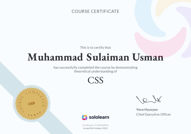 Muhammad Sulaiman Usman on LinkedIn: #sololearn Muhammad Sulaiman Usman on LinkedIn: #sololearn