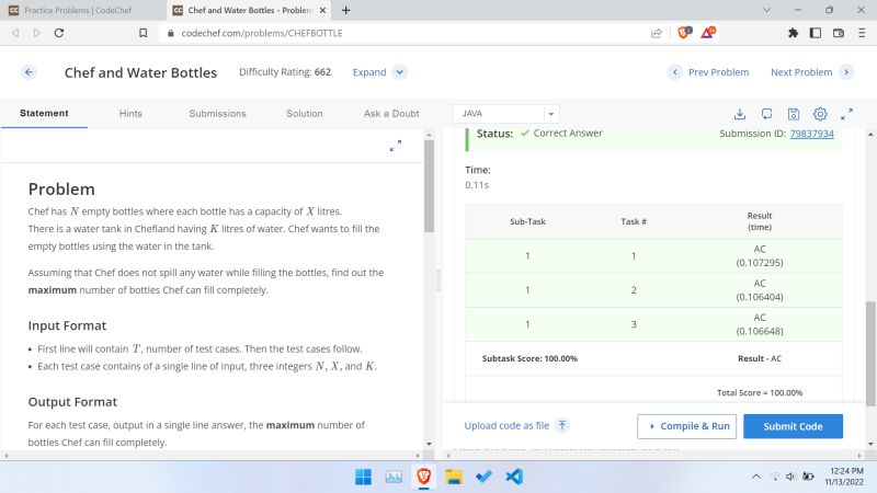 SHANTANU CHATTERJEE on LinkedIn: #codechef #difficultyrange662 # ... SHANTANU CHATTERJEE on LinkedIn: #codechef #difficultyrange662 # ...