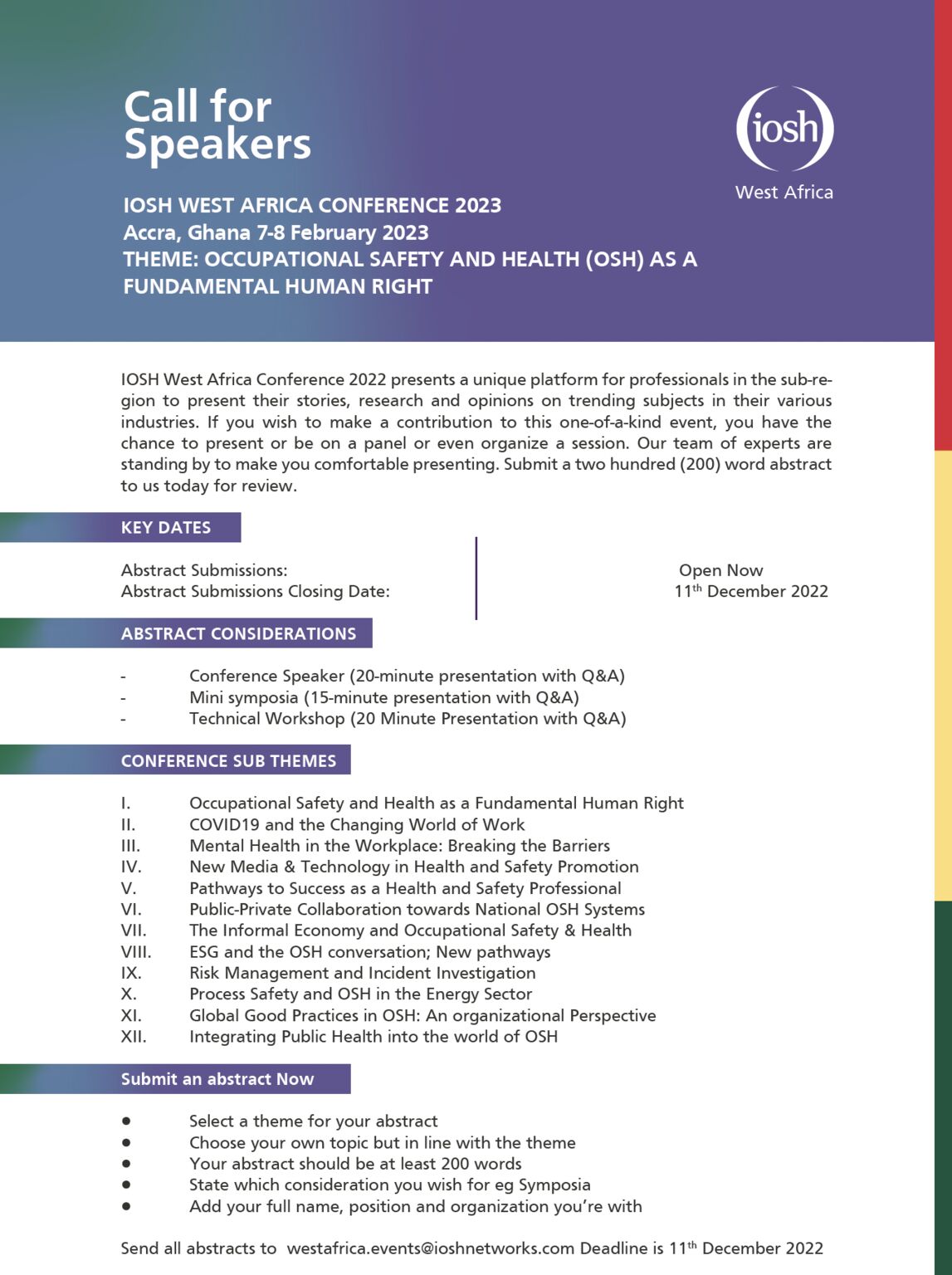 IOSH West Africa Branch on LinkedIn: #iosh IOSH West Africa Branch on LinkedIn: #iosh