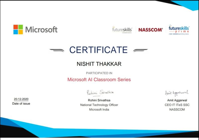 Nishit Thakkar on LinkedIn: #alwayslearning #microsoft #azure Nishit Thakkar on LinkedIn: #alwayslearning #microsoft #azure
