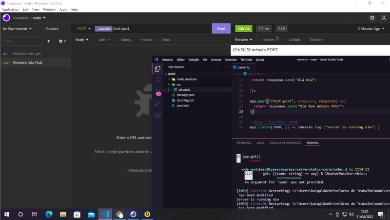Kaique Mendes De Oliveira on LinkedIn: #node #nodejs #typescript Kaique Mendes De Oliveira on LinkedIn: #node #nodejs #typescript