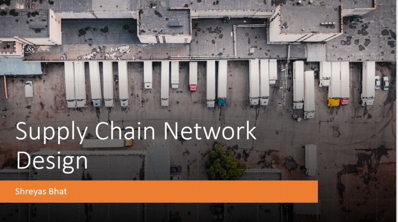 Shreyas Bhat on LinkedIn: #networkdesign #supplychainstrategy #university Shreyas Bhat on LinkedIn: #networkdesign #supplychainstrategy #university